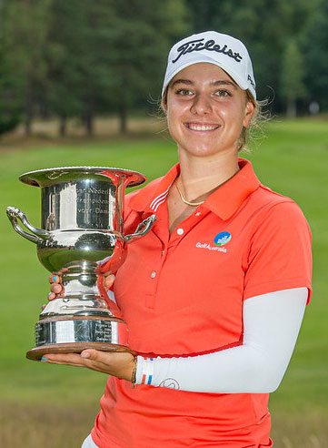 Our Stephanie Kyriacou wins second LET title - ausgolf